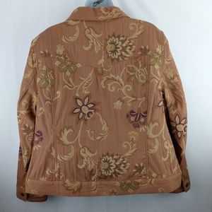 Caribbean Joe | Jackets & Coats | Caribbean Joe Floral Embroidery Jean ...